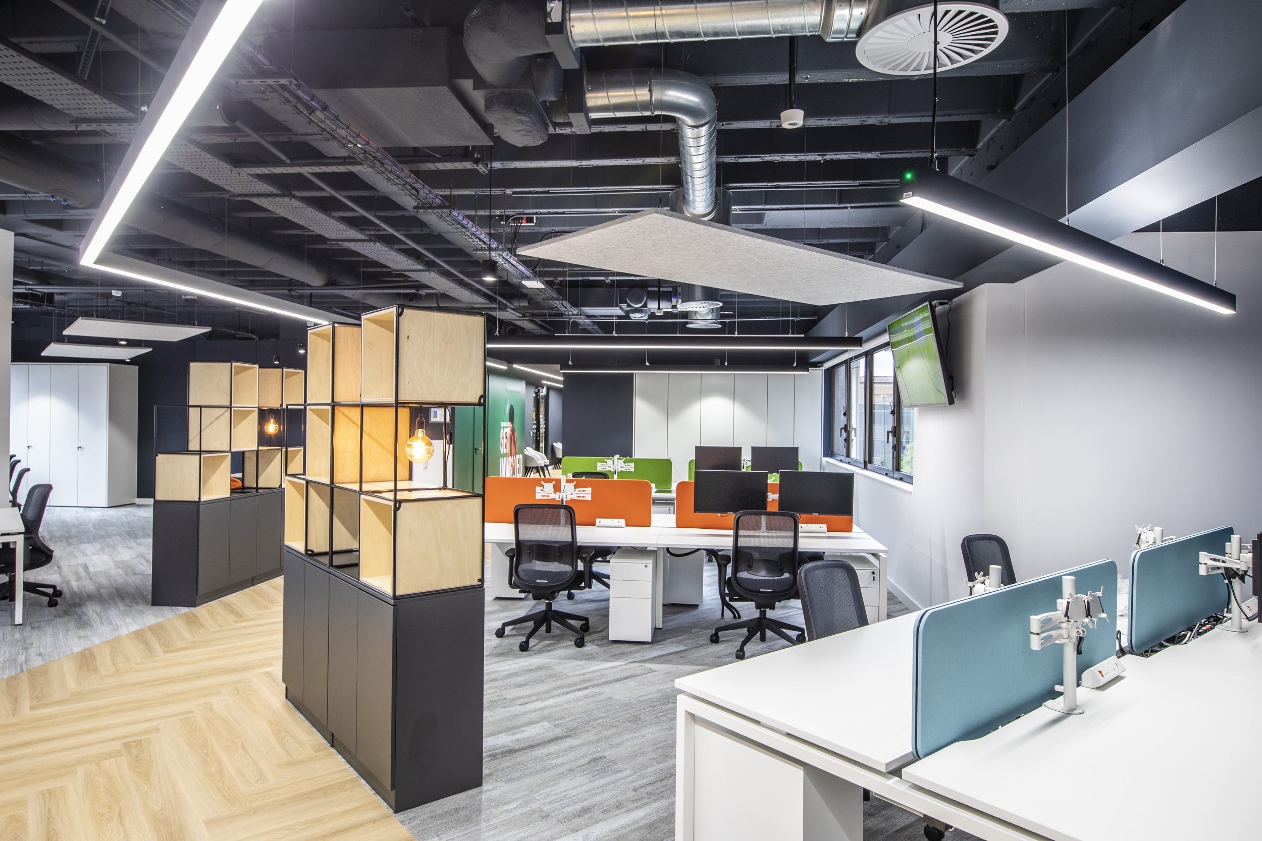 A vibrant, contemporary workspace for FTSE 100 entertainment company