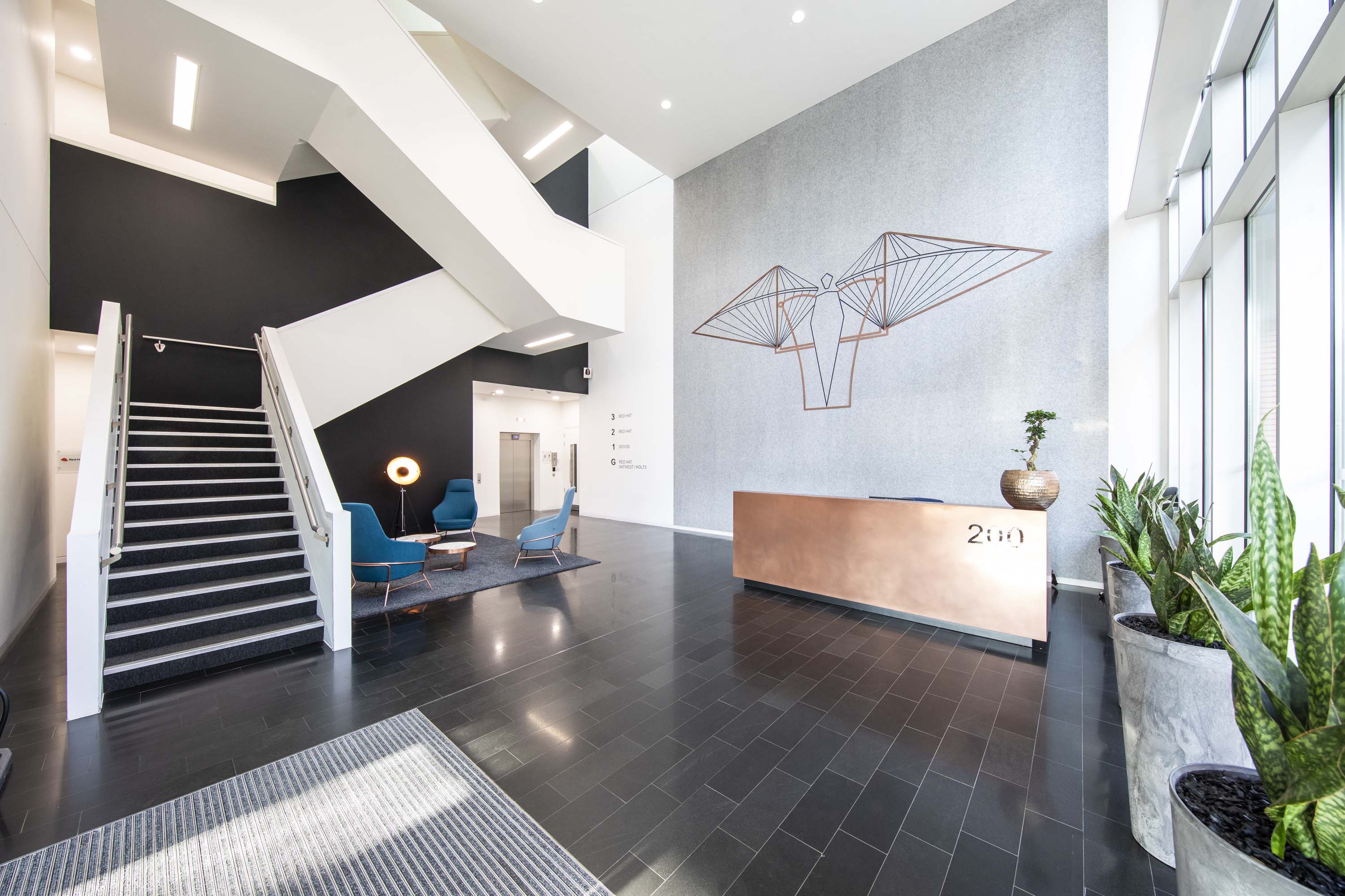 Redesigned multi-tenant office building