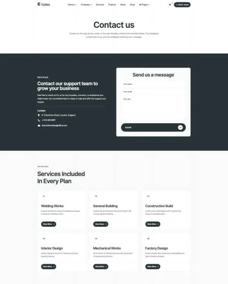 Terra W - Webflow Ecommerce website template