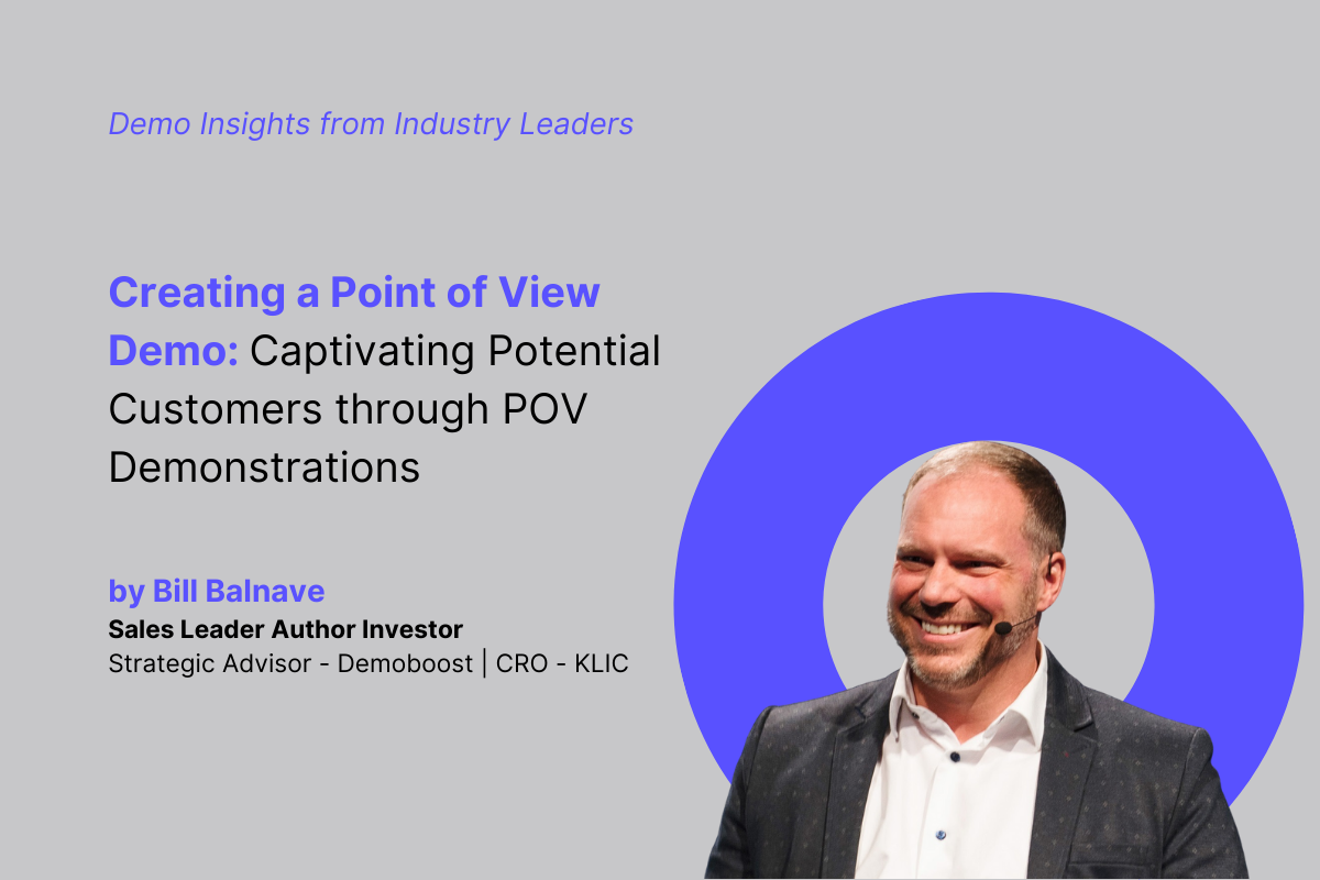 Creating a Point of View Demo: Captivating Potential Customers | POV ...