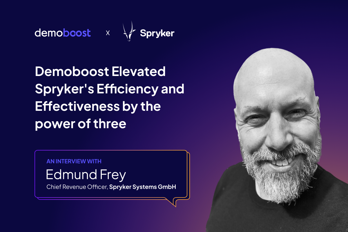 Demoboost: Elevating Spryker's Efficiency with Edmund Frey, CRO - Interview