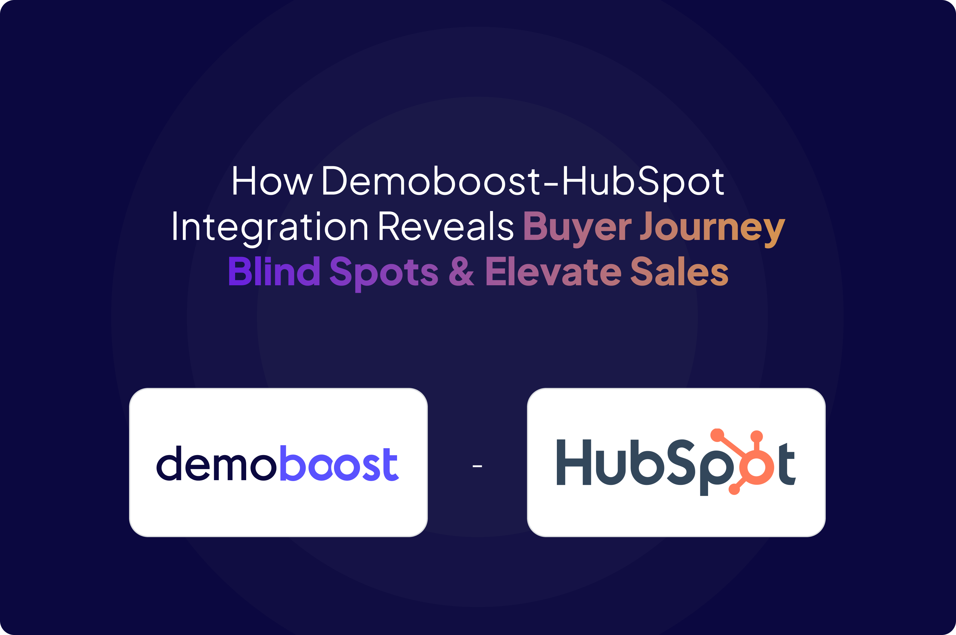 Unveiling Buyer Journey Blind Spots: Demoboost-HubSpot Integration