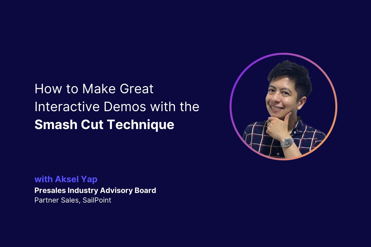 How to Make Great Interactive Demos with the Smash Cut Technique