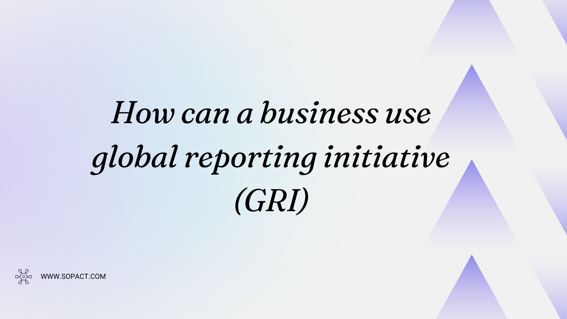 How can a business use global reporting initiative (GRI) | Sopact ...