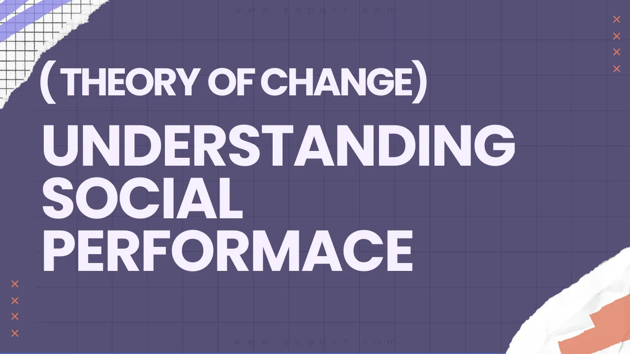 Understanding social performance with theory of change | Sopact Perspective