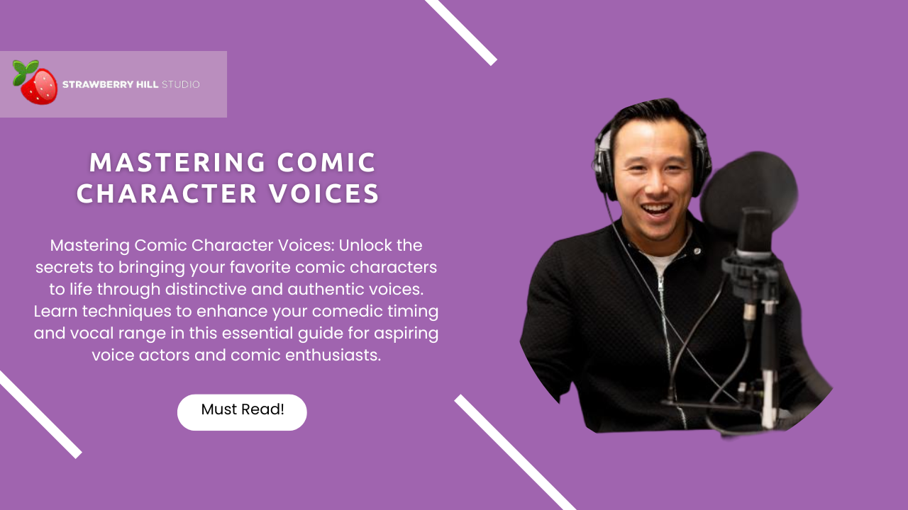 Unleashing the Power of Mastering Comic Character Voices: A Guide Voice ...