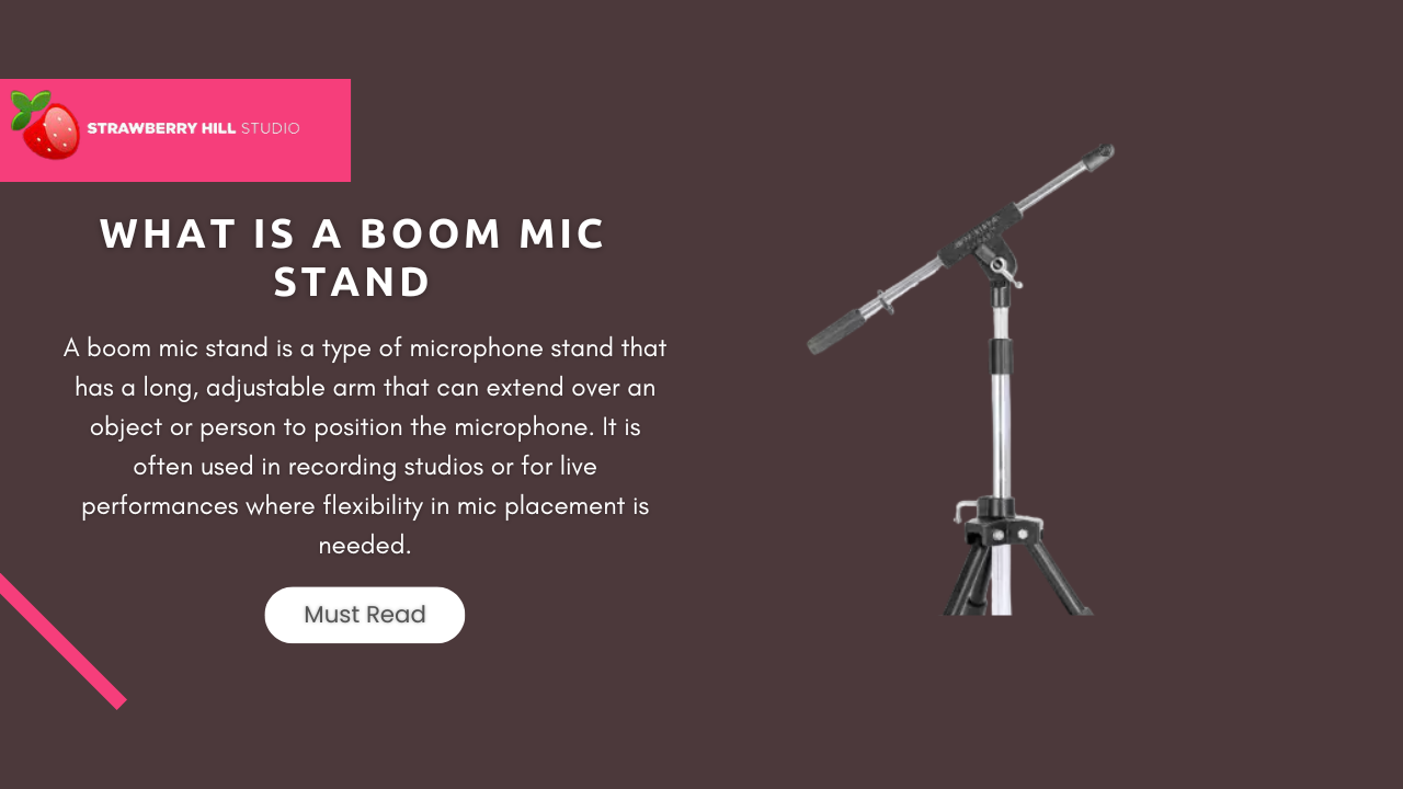 What is a Boom Mic Stand? An Introduction to Essential Audio Equipment