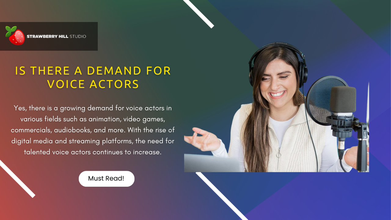 The Future of Voice Acting: Is There a Demand for Voice Actors?
