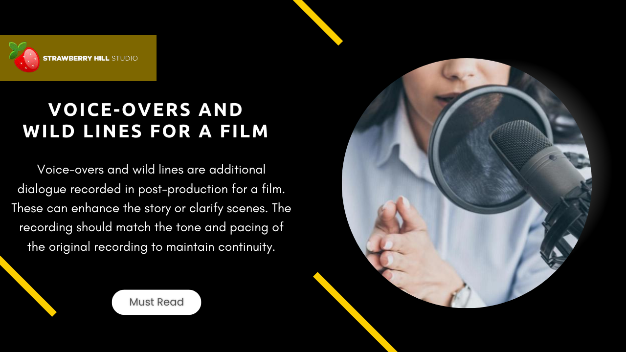 Mastering the Art of Voice-Overs and Wild Lines for a Film Experience