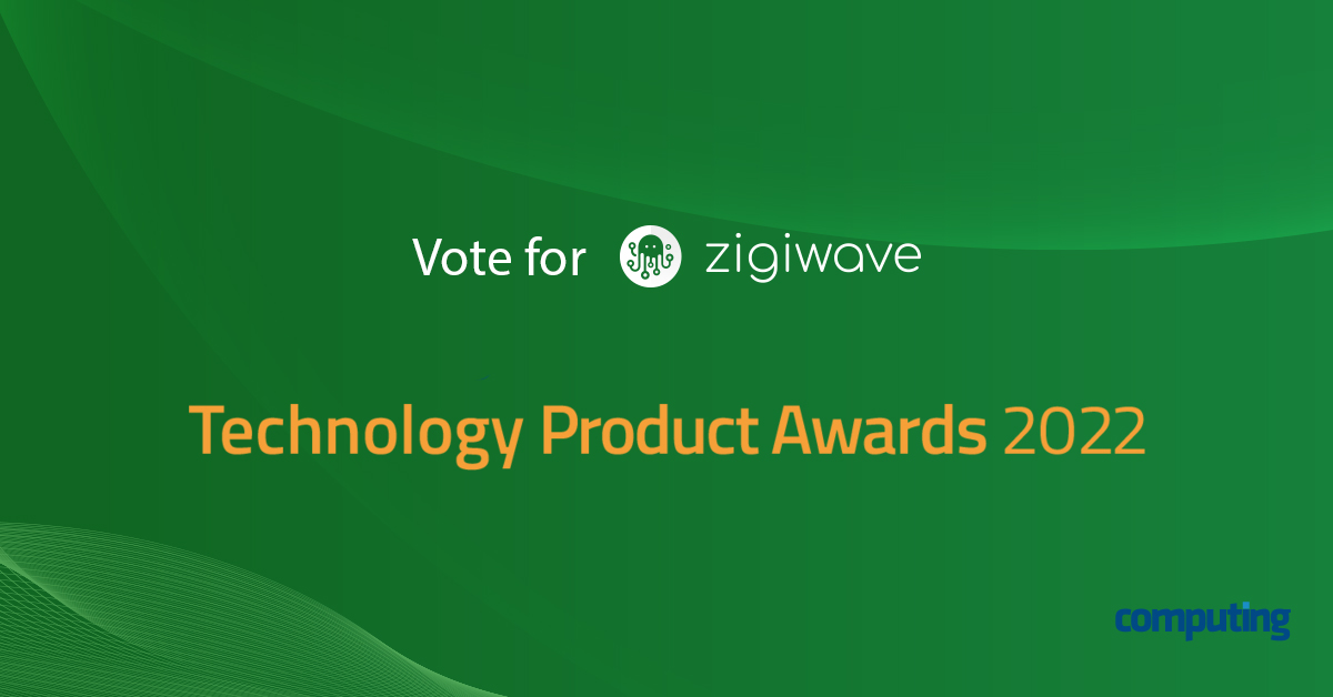 ZigiWave Finalist at Technology Product Awards