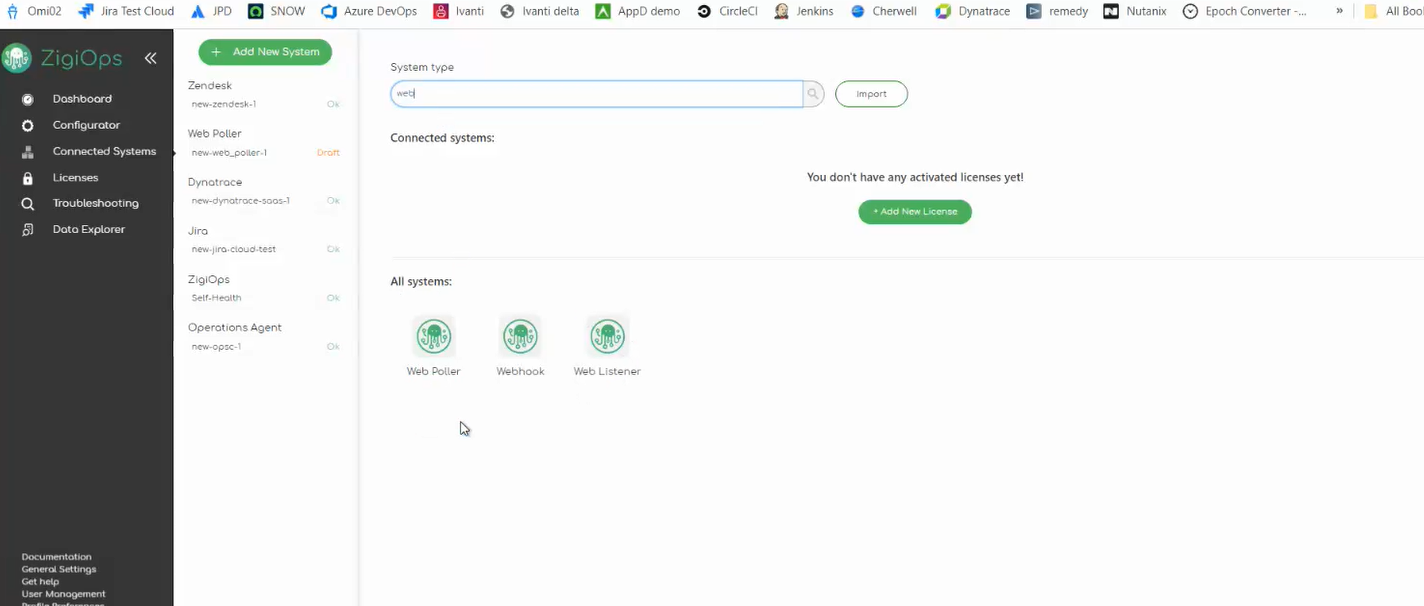 ZigiOps Custom Integrations | New ZigiOps Webhook