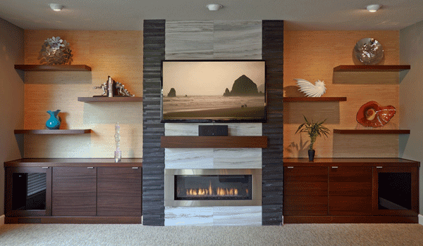 Our Entertainment Centers Portfolio | Oak Grove Custom Cabinets ...
