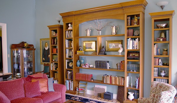 Our Home Libraries Portfolio | Oak Grove Custom Cabinets - Crafting ...