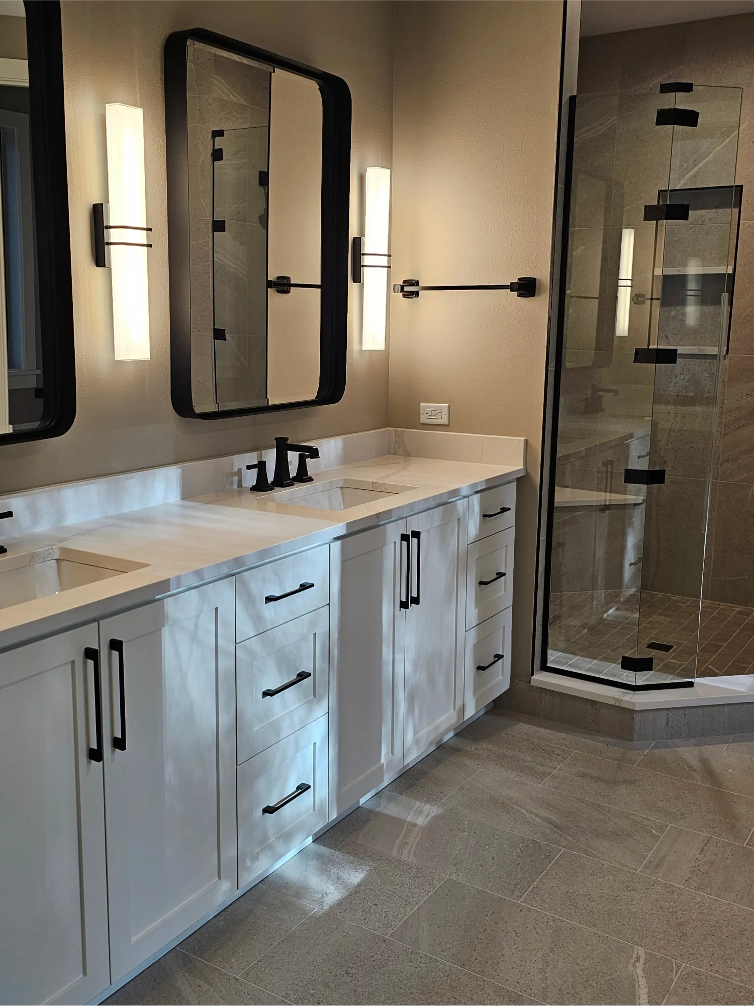 Our Bathroom Cabinetry Portfolio | Oak Grove Custom Cabinets - Crafting ...