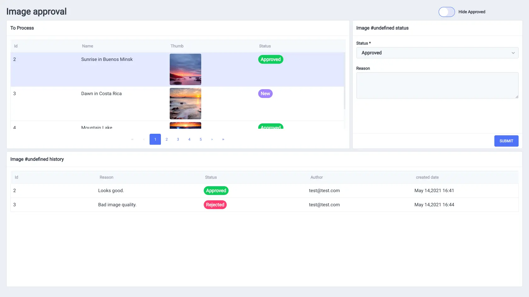 Ready-made dashboards and templates for internal tools | UI Bakery