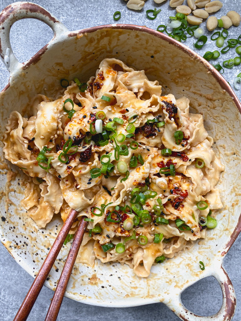 Creamy peanut noodles | Verna Gao