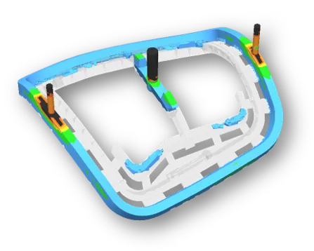 Sand Casting Simulation in PoligonSoft