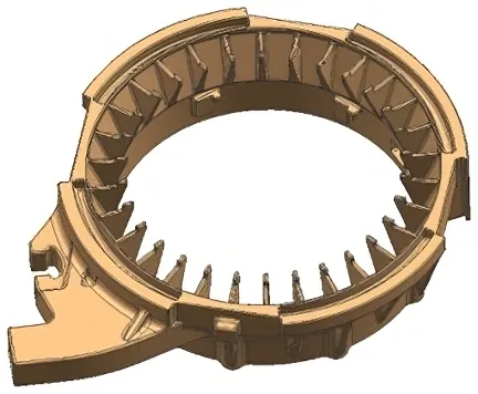 Sand Casting Simulation in PoligonSoft