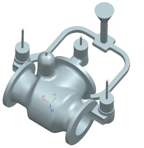 Sand Casting Simulation in PoligonSoft