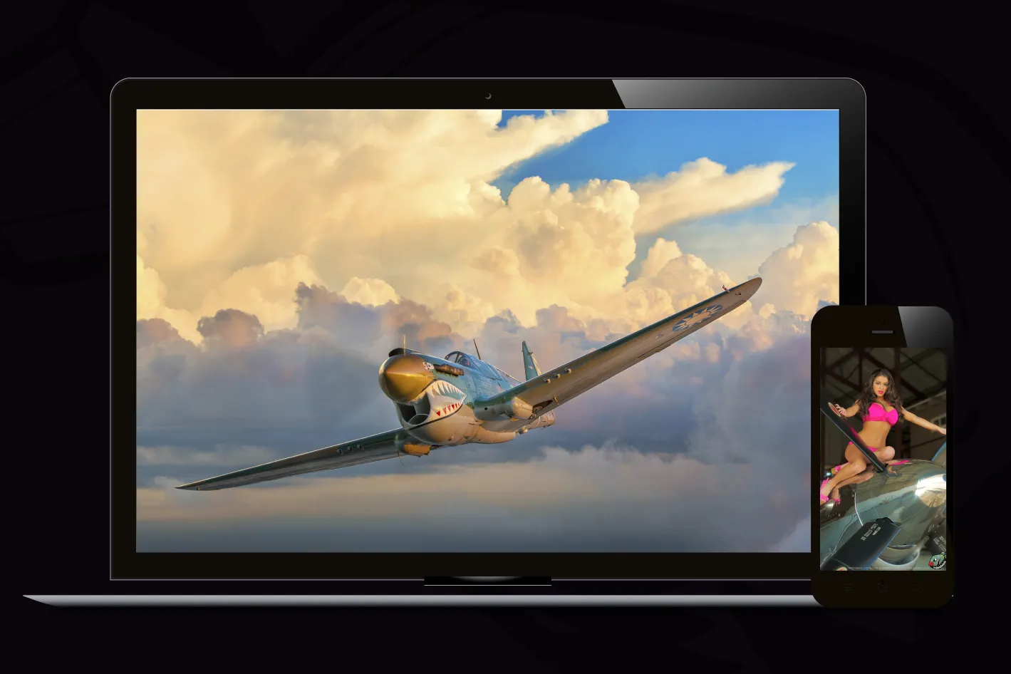 My Bombshells Digital Products - Desktop Calendars and Backgrounds