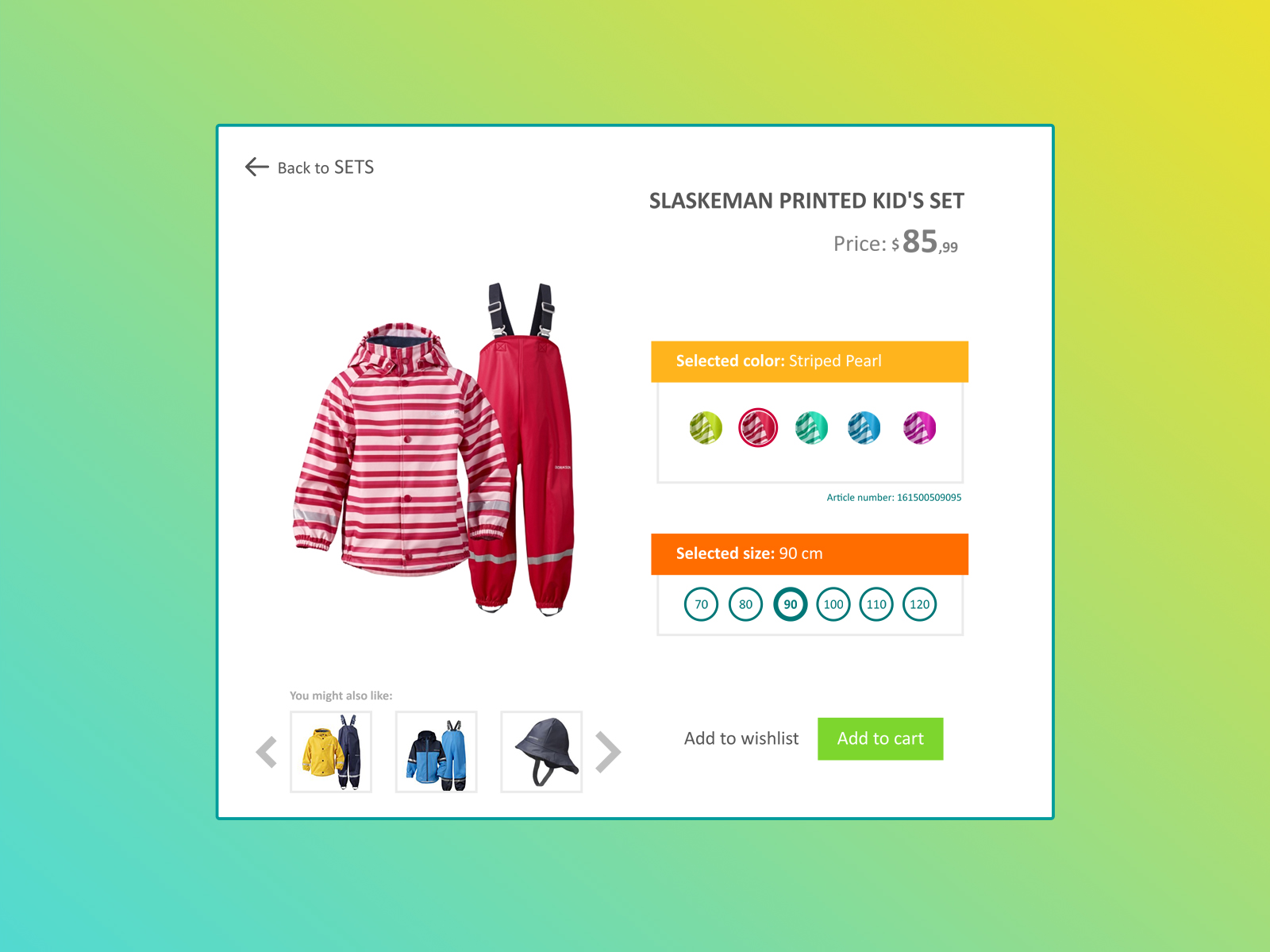 UI Design Daily | Customize Product