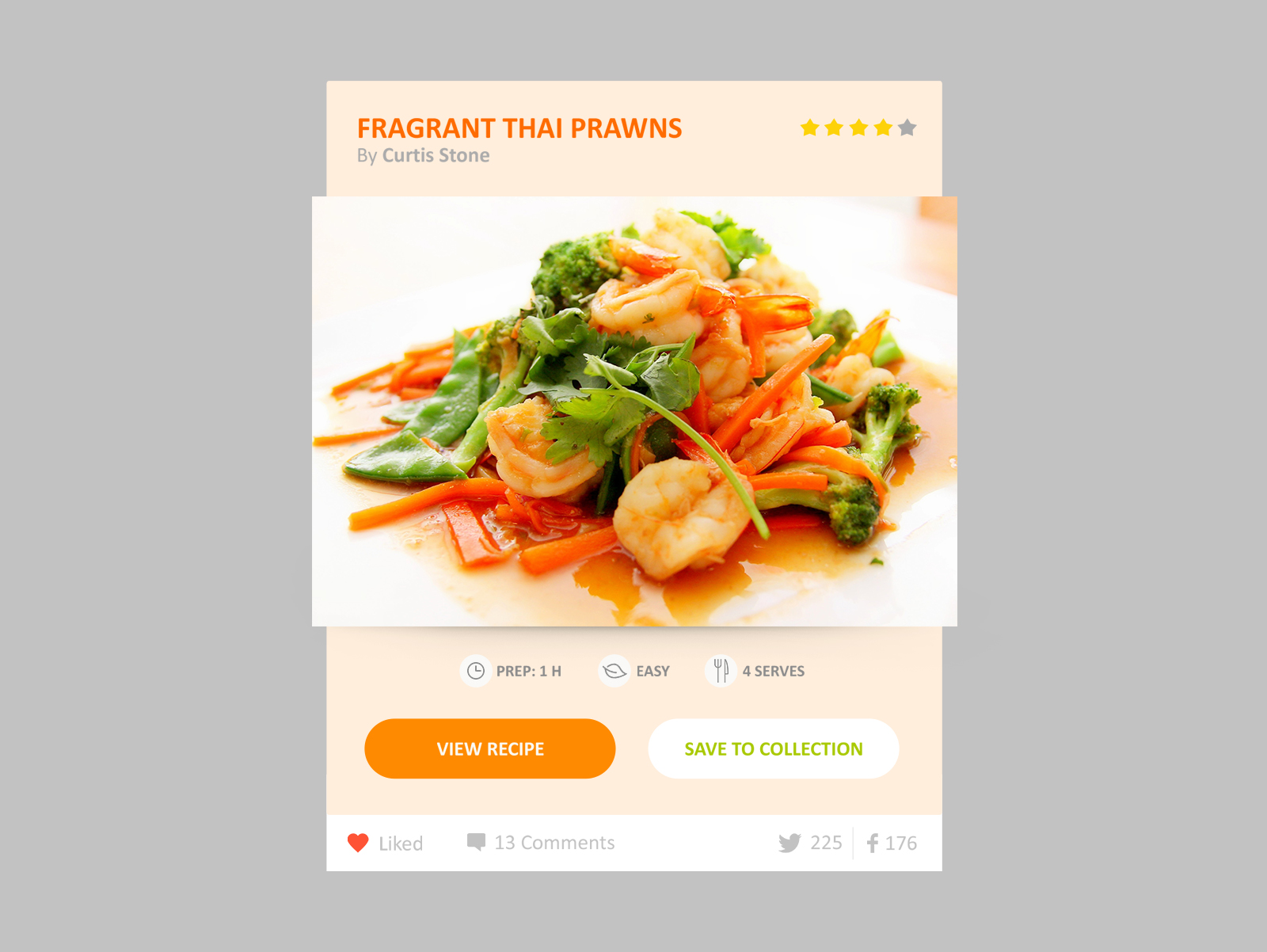 UI Design Daily | Recipe