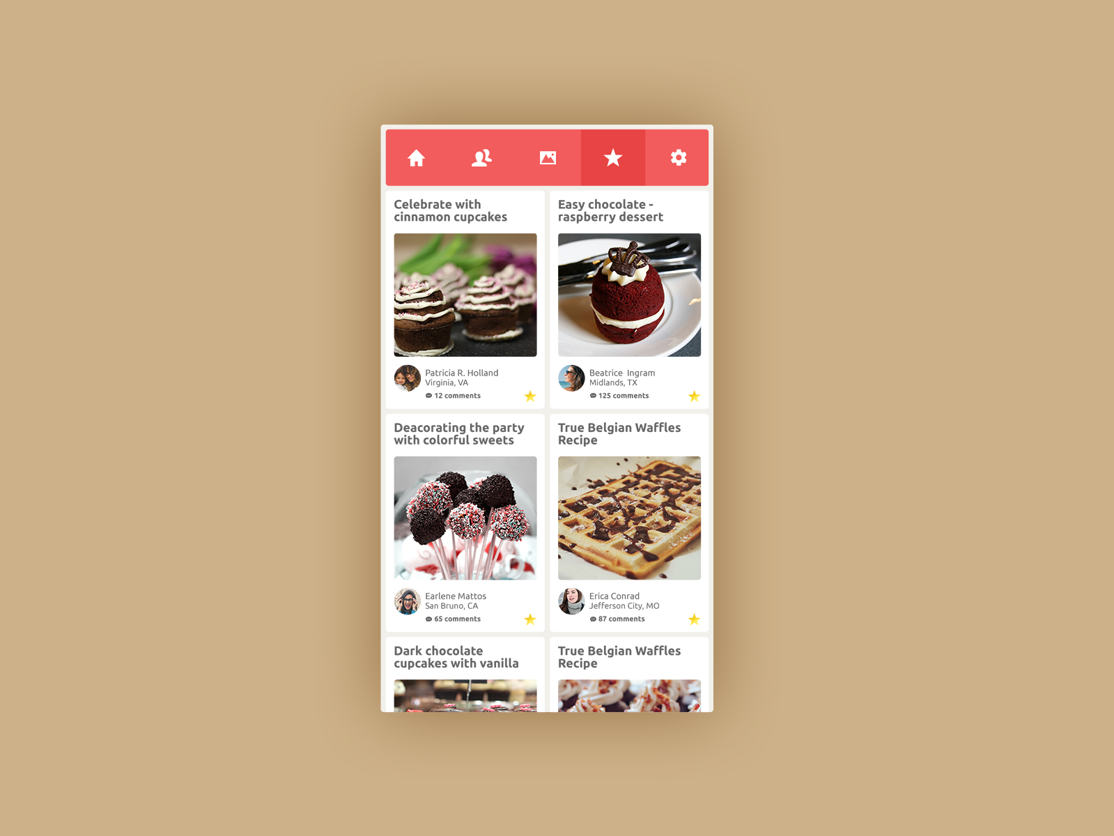 UI Design Daily | Favorites
