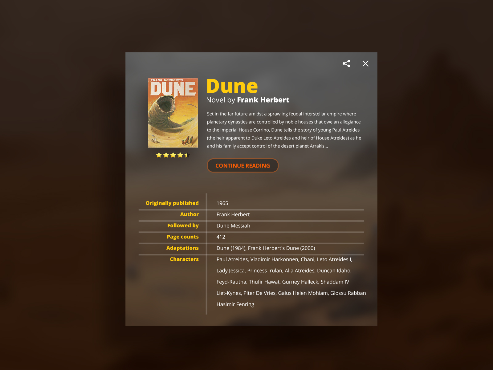 UI Design Daily | Info Card