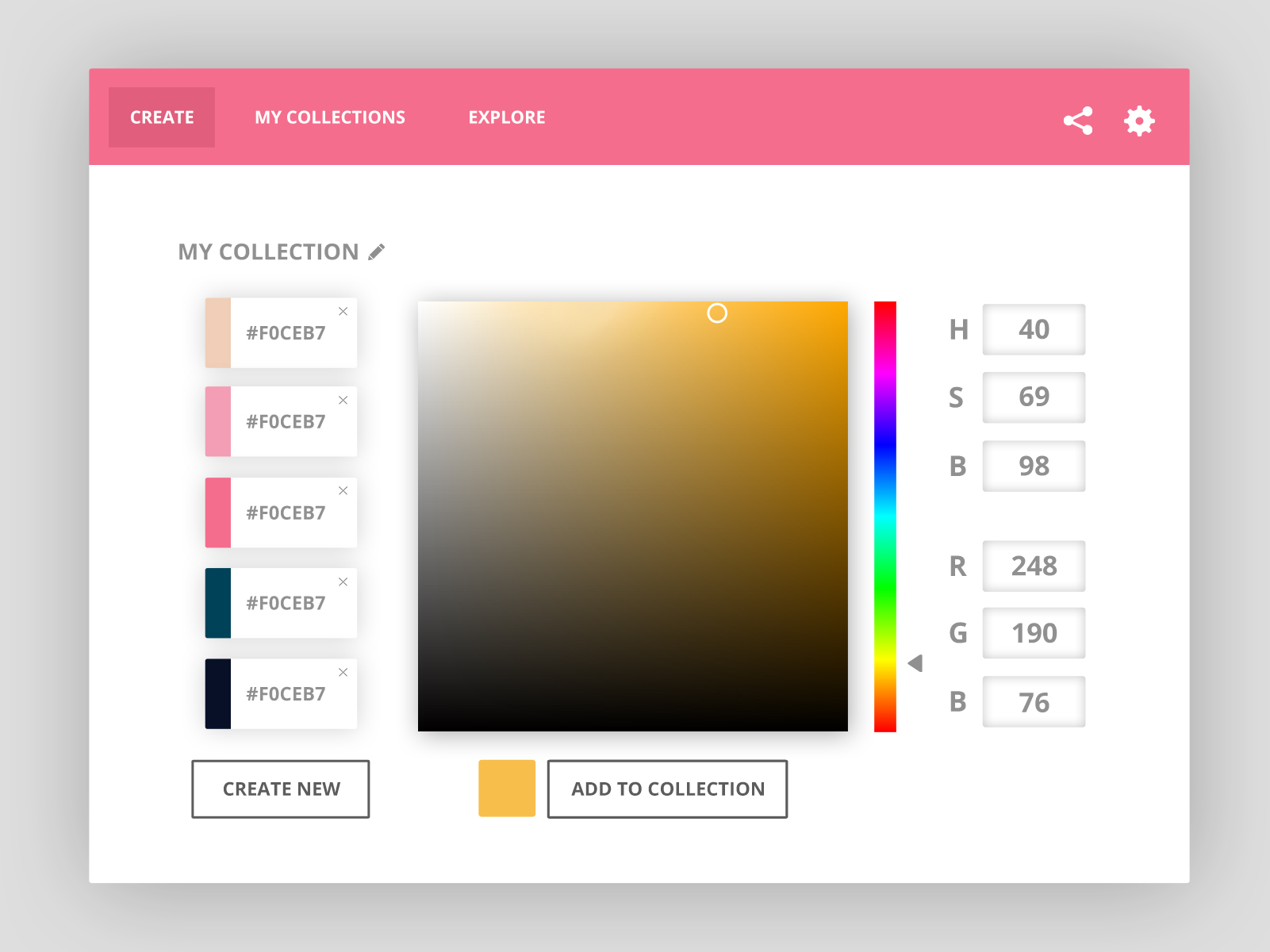 UI Design Daily | Color Picker