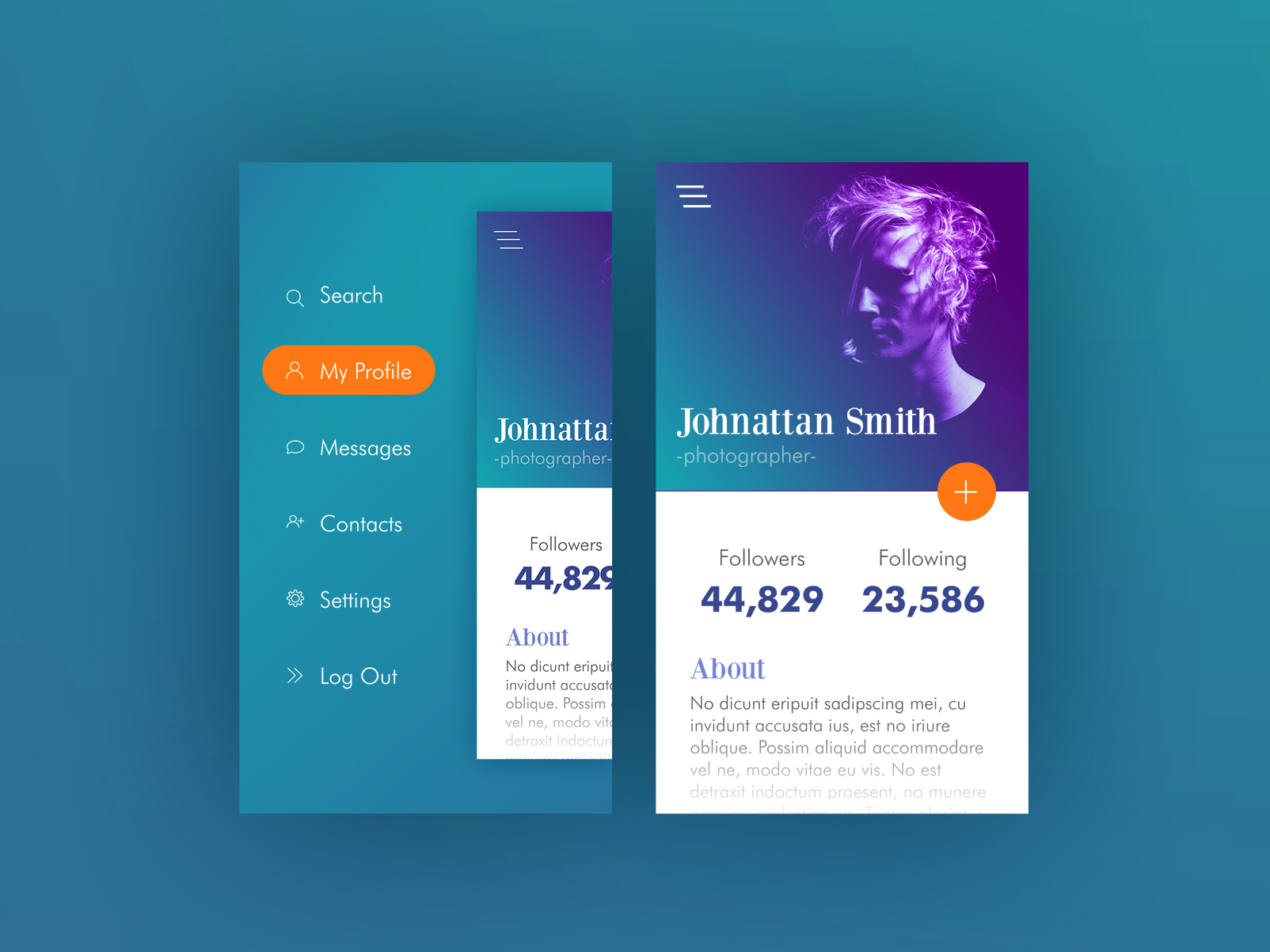UI Design Daily | Mobile Menu