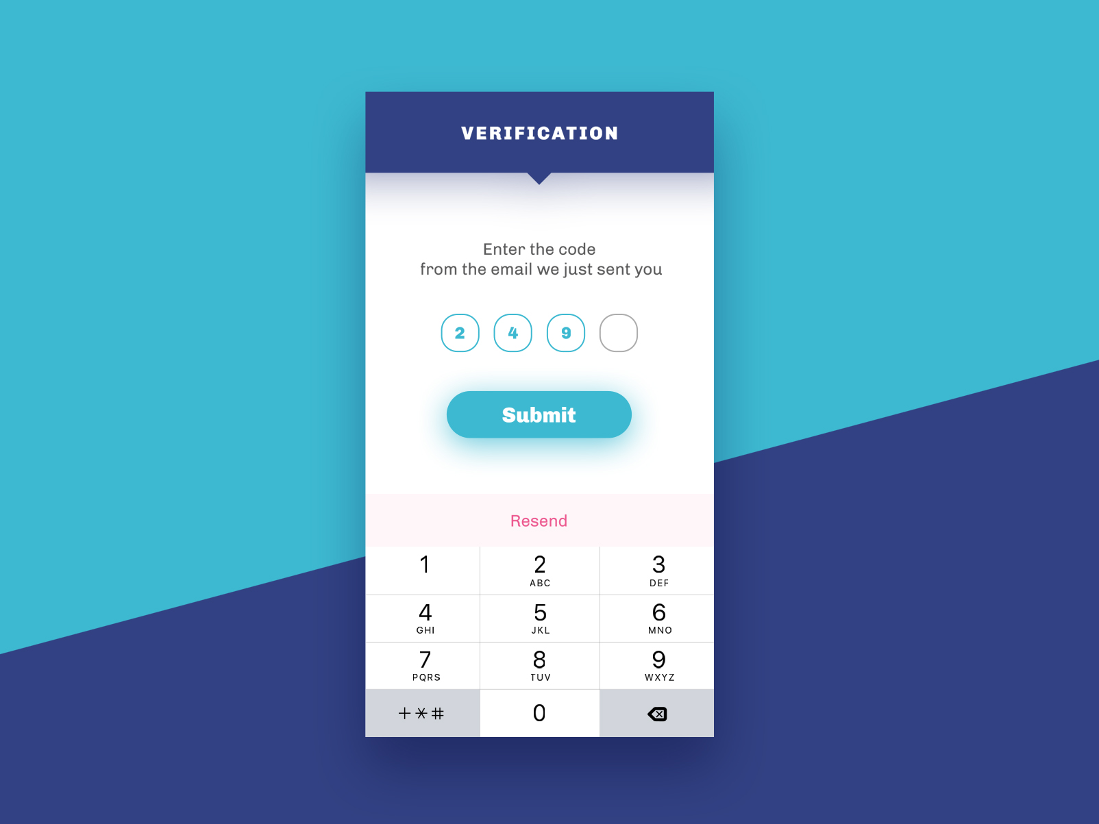 UI Design Daily | Verification Code
