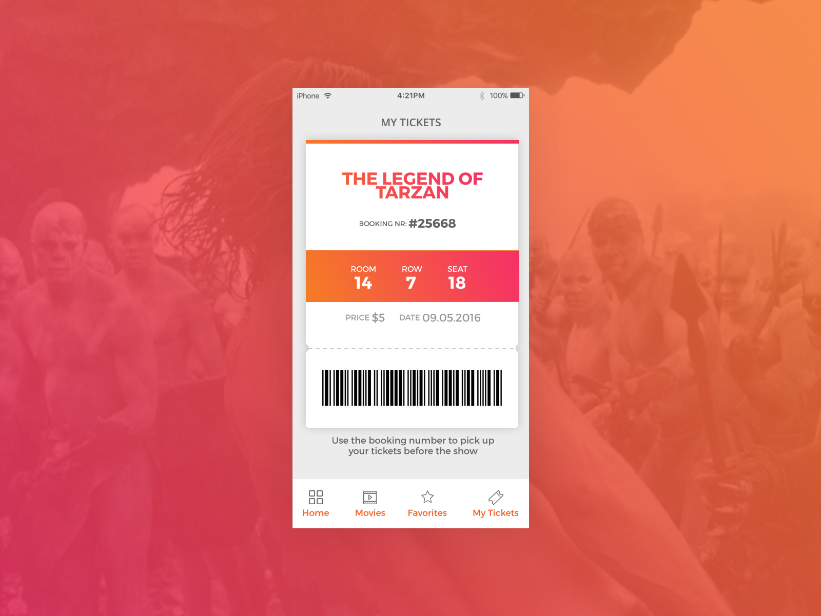 UI Design Daily | E-Ticket