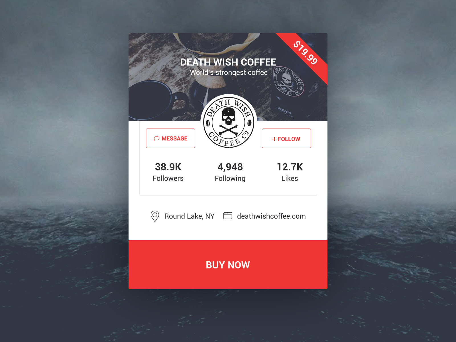 UI Design Daily | Card