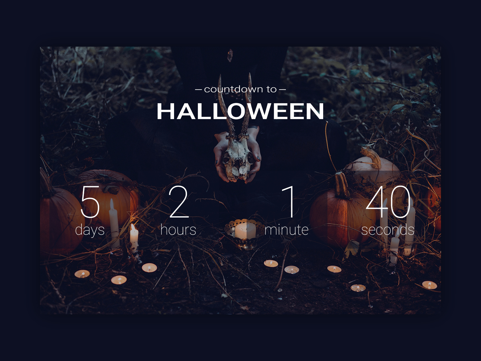 UI Design Daily | Countdown Timer