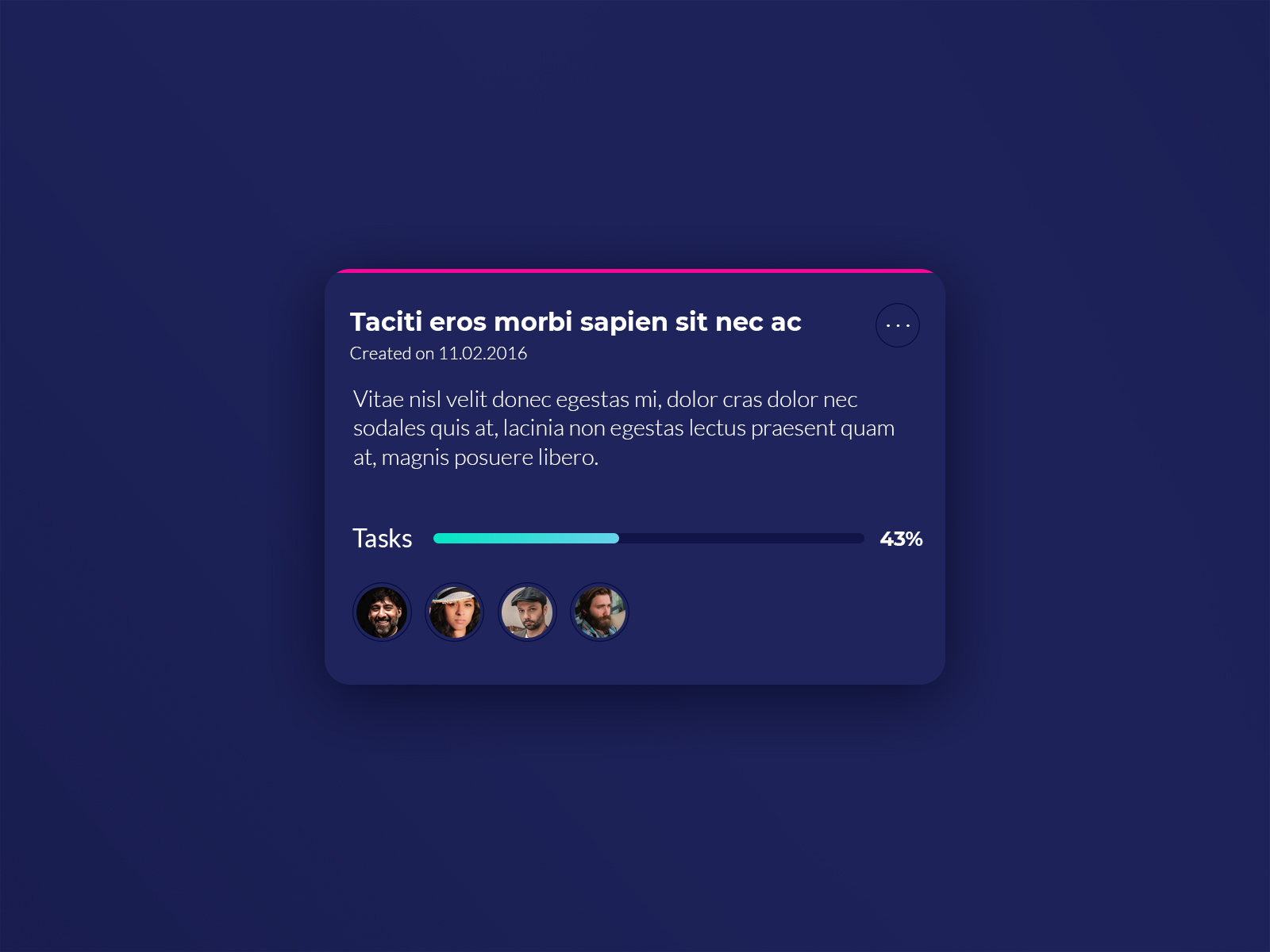 UI Design Daily | Project Card
