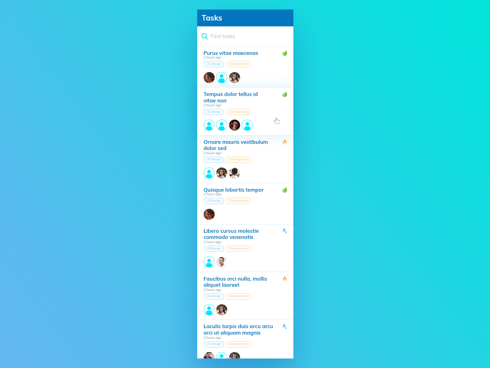 UI Design Daily | Task List