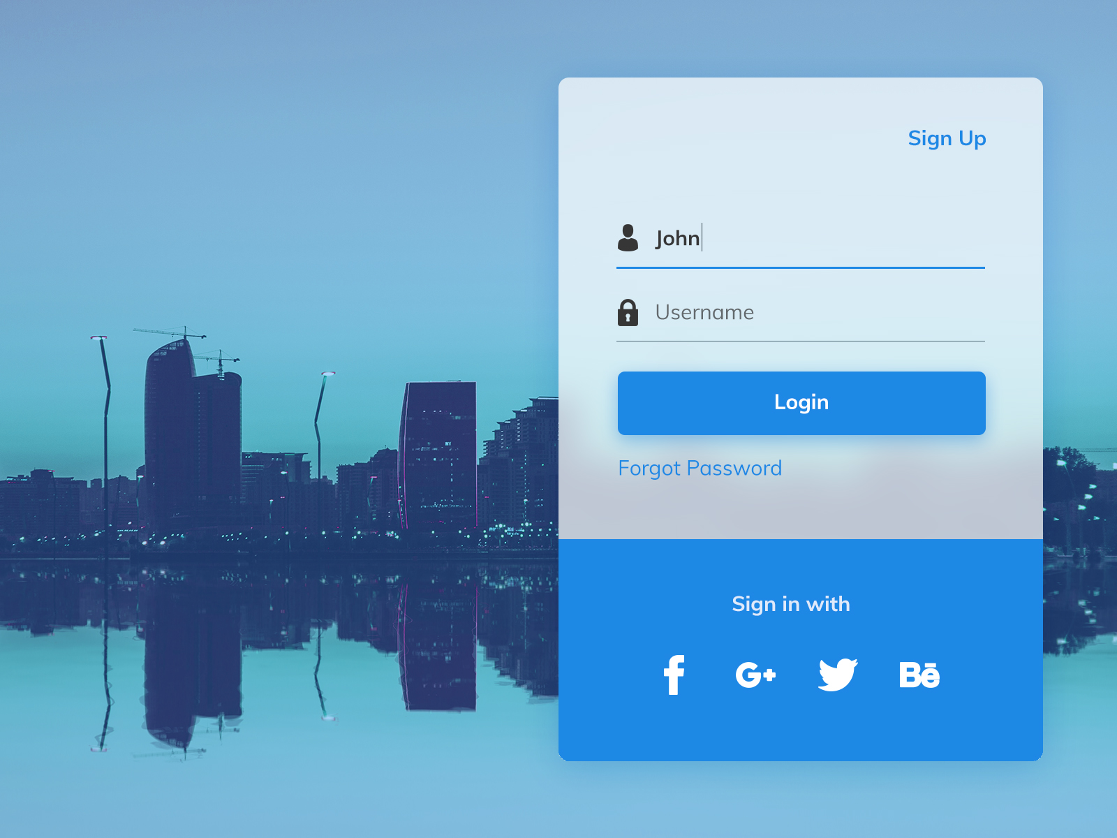 UI Design Daily | Login
