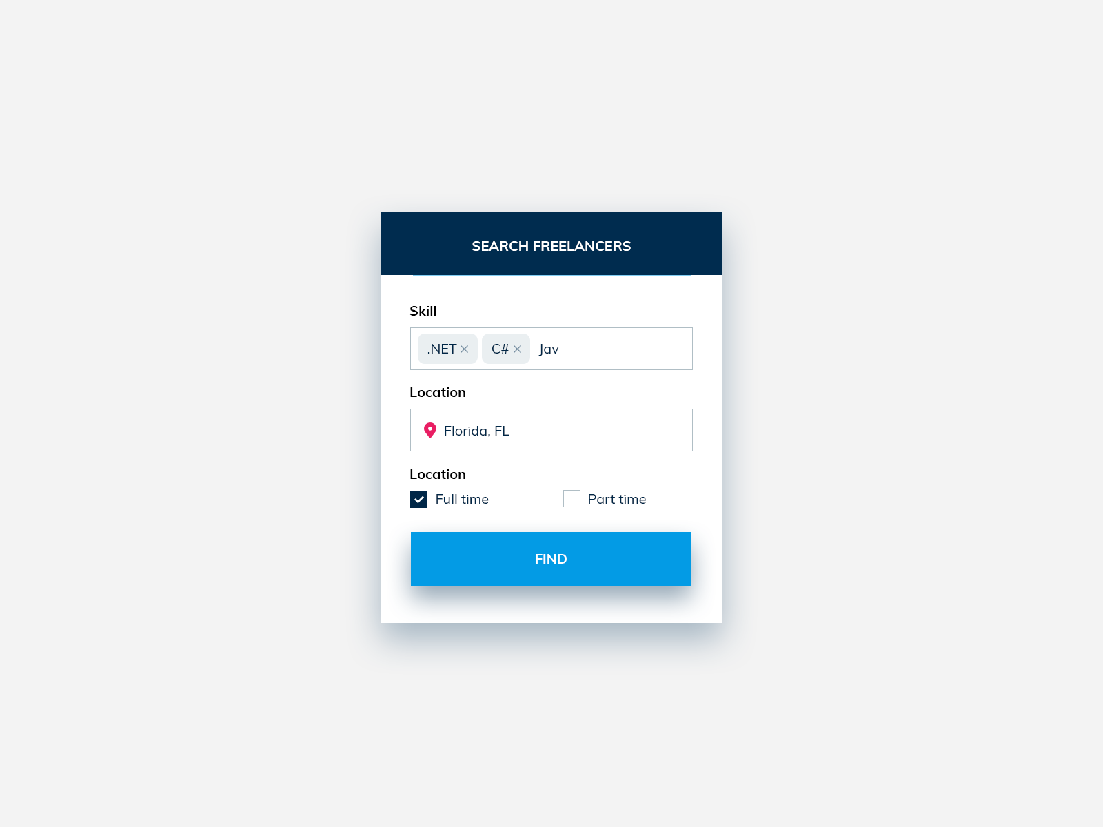 UI Design Daily | Find Users