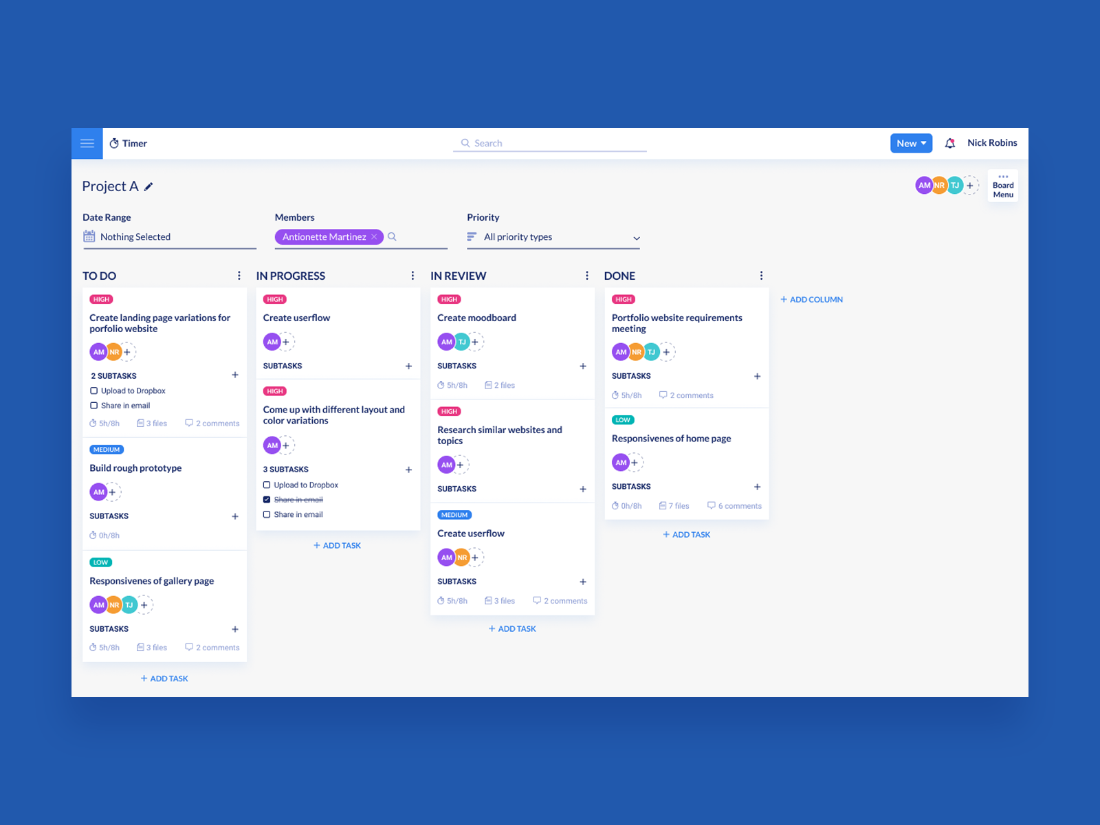 UI Design Daily | Kanban