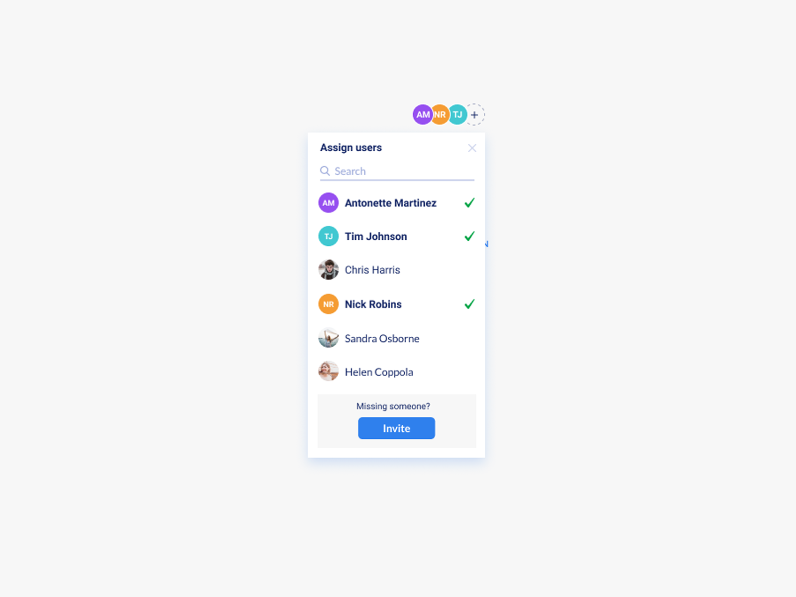UI Design Daily | Assign Users UI Design Daily | Assign Users