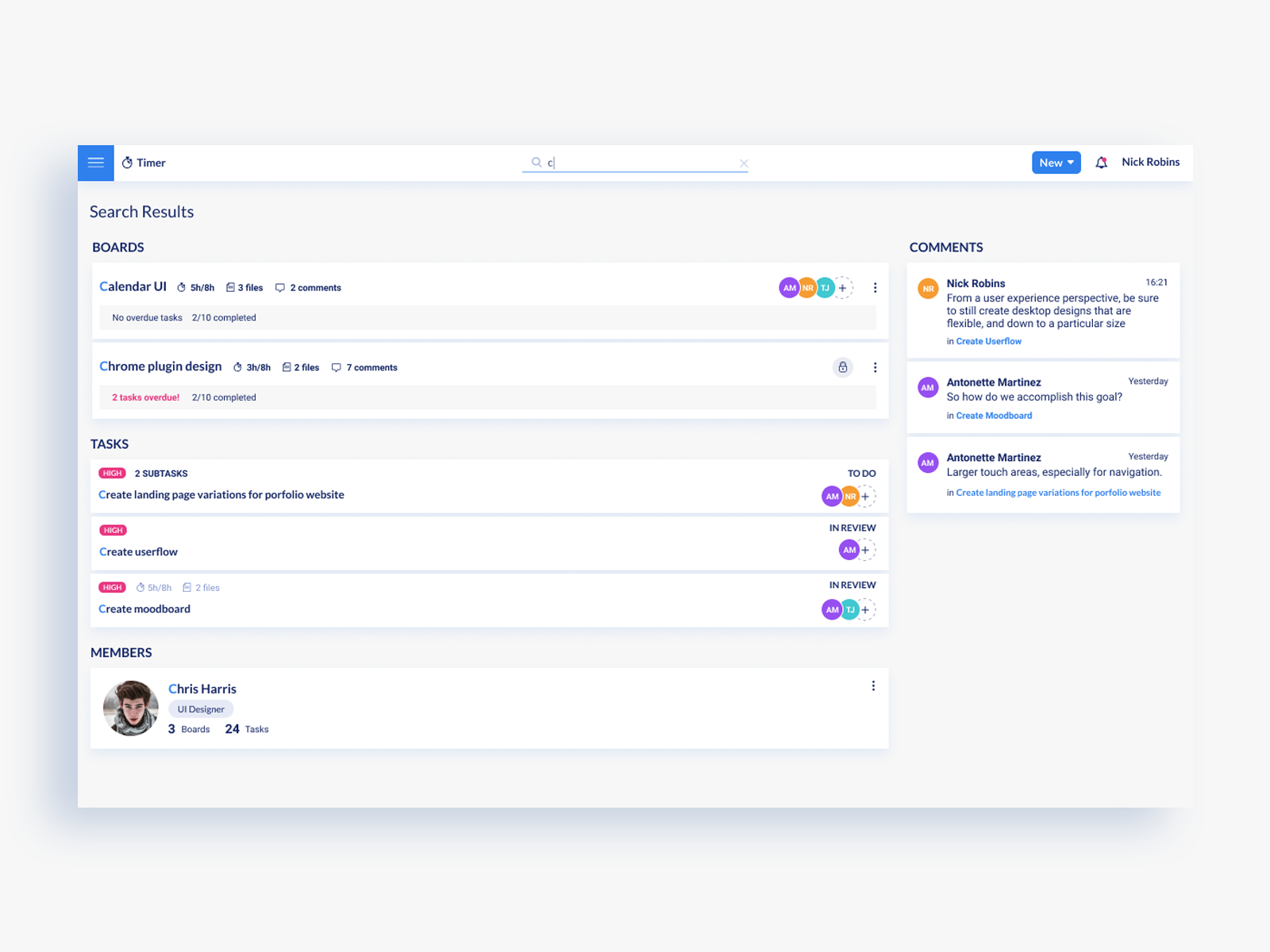 UI Design Daily | Search Results