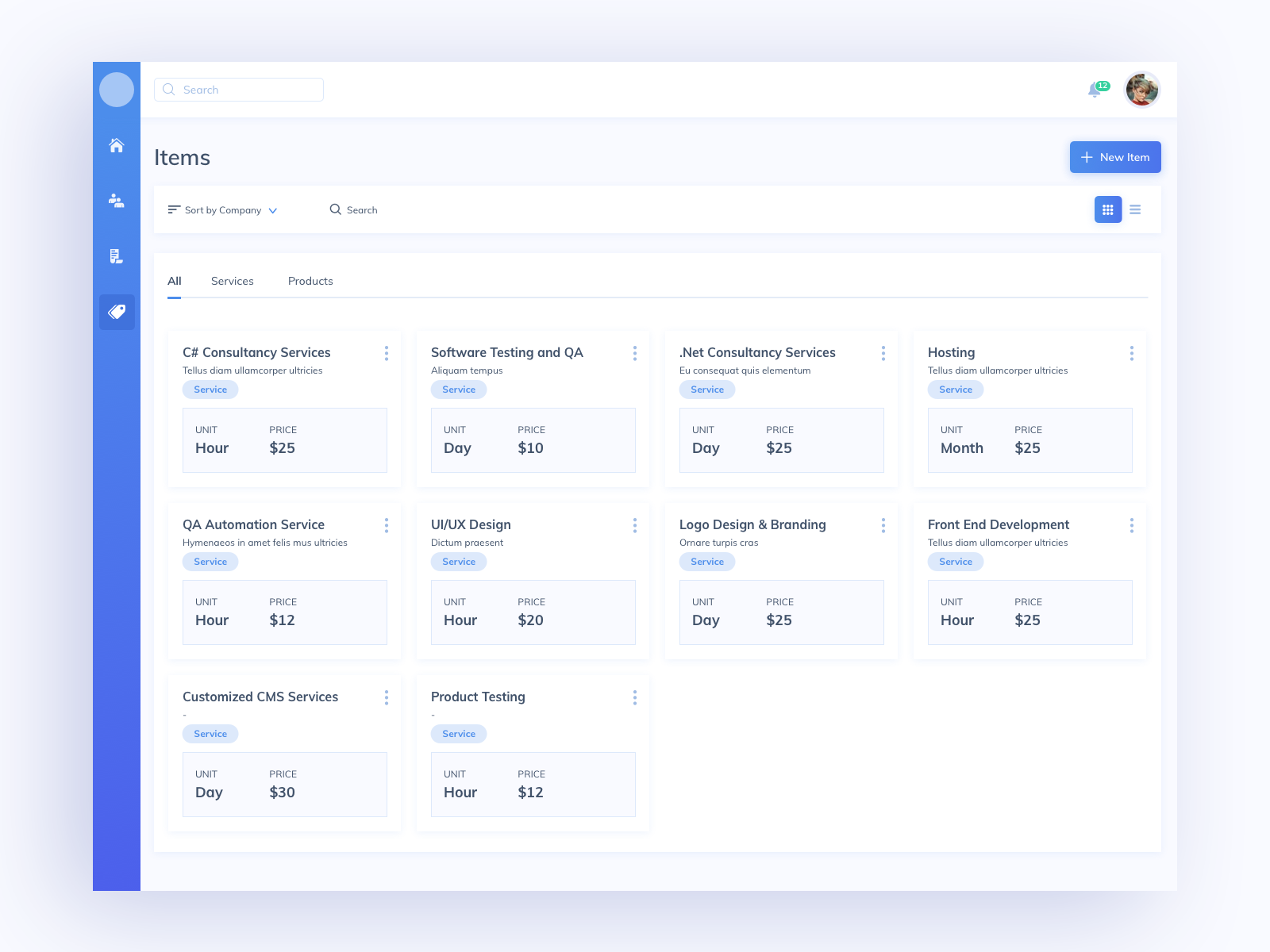 UI Design Daily | Items