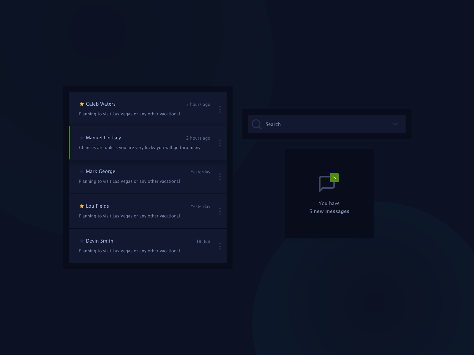 UI Design Daily | Messages