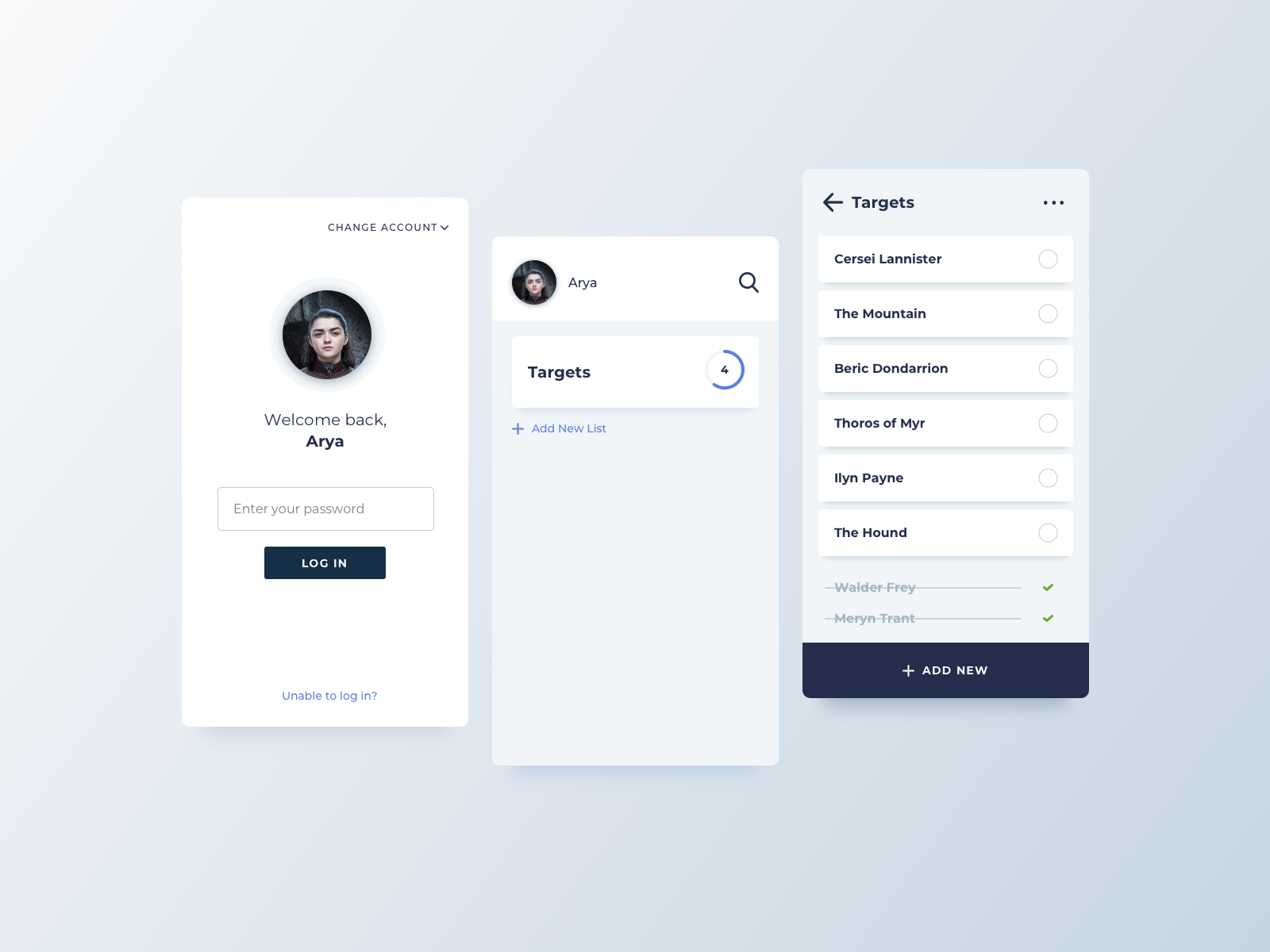 UI Design Daily | Task List
