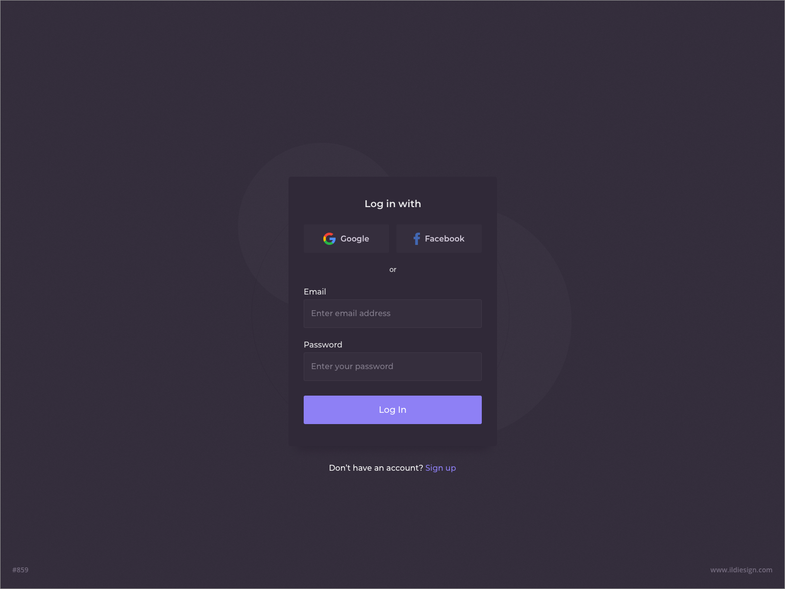 UI Design Daily | Login
