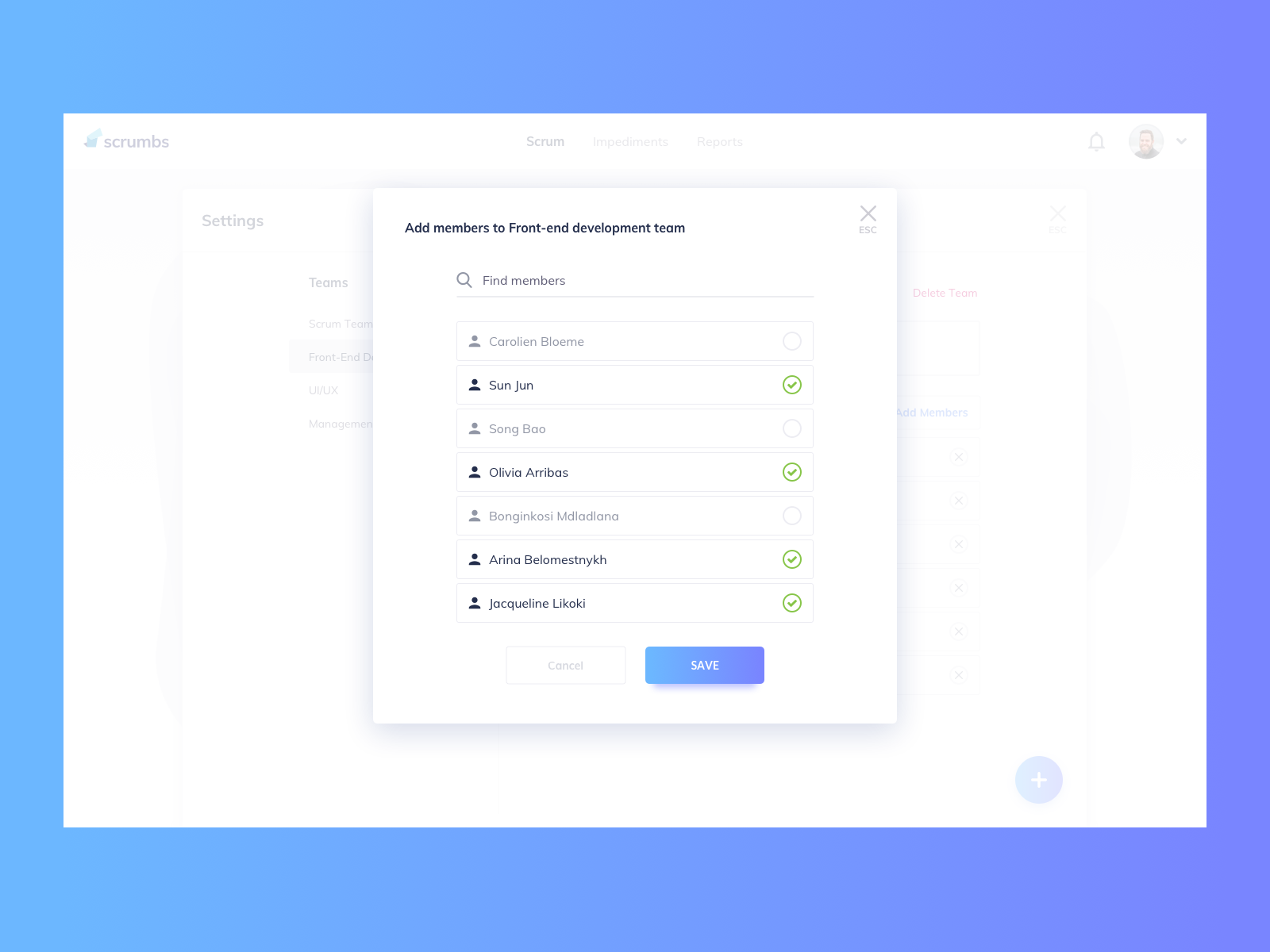 UI Design Daily | Add Members