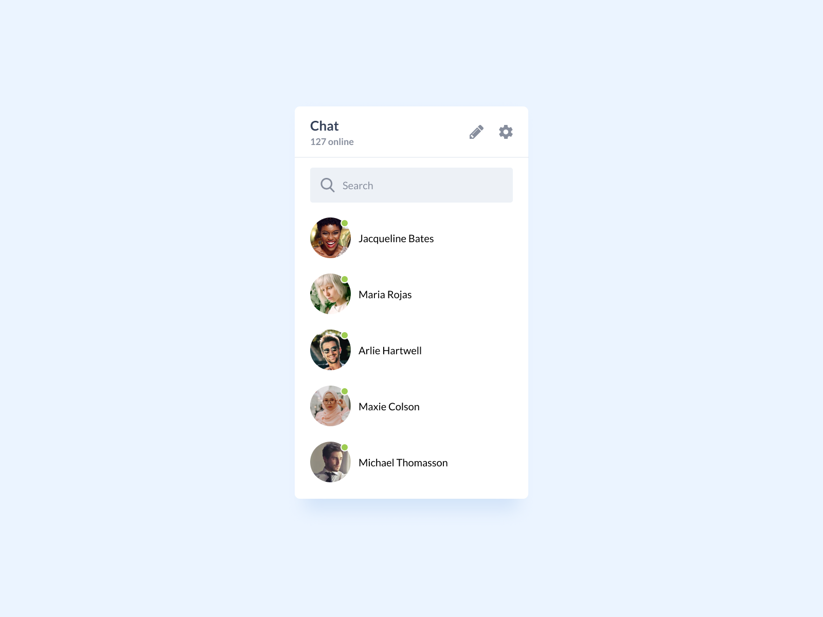 UI Design Daily | Chat Panel