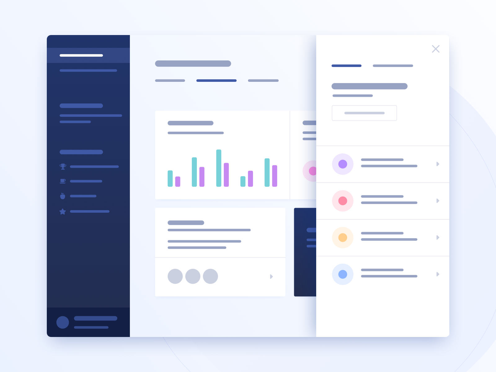 UI Design Daily | Dashboard Wireframe