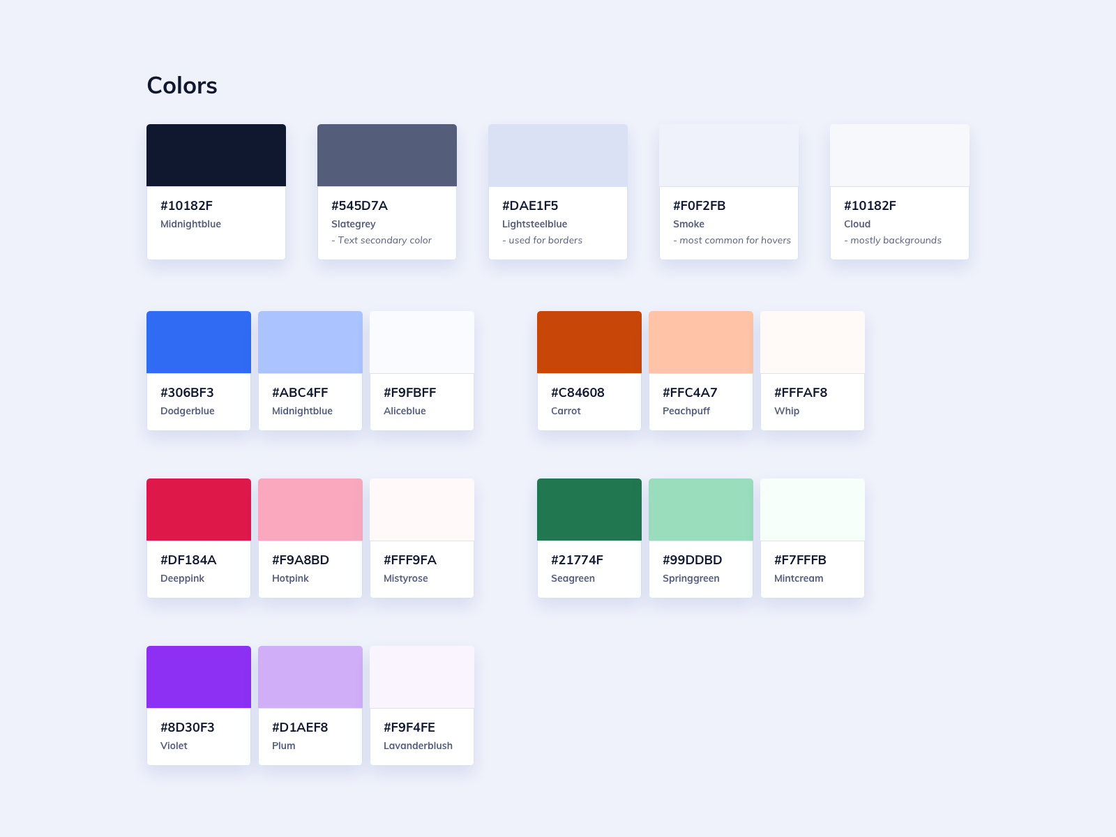 UI Design Daily | Color Palette