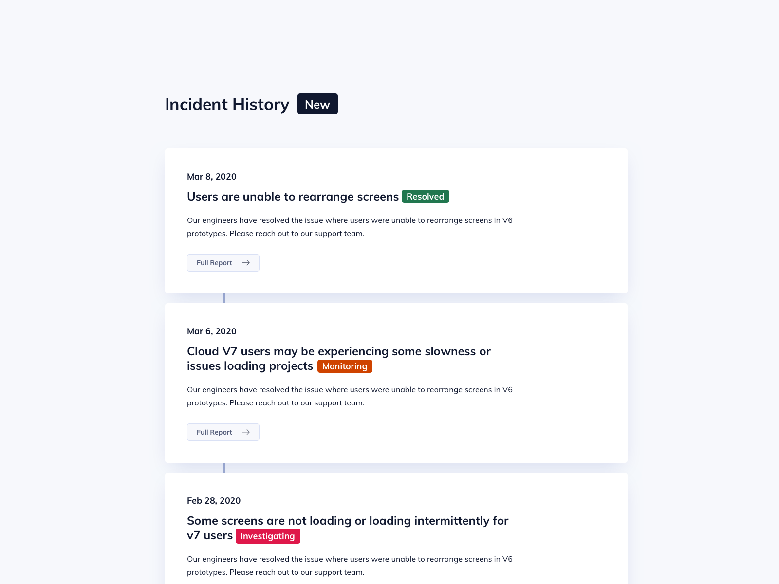 UI Design Daily | Timeline